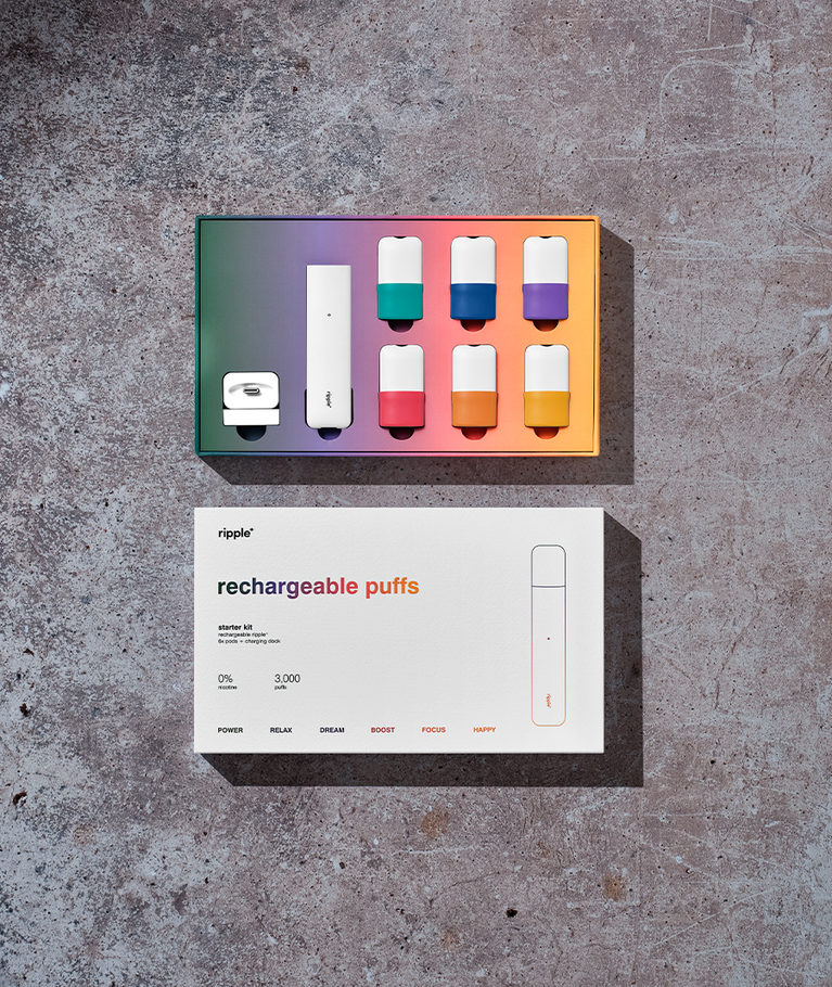 STARTER KIT | Rechargeable Aroma Diffusers | Nicotine Free – therippleco